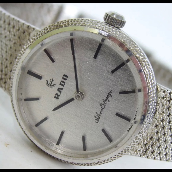 Rado | Accessories | Rado Vintage Hand Winding Ladies Silver Watch ...